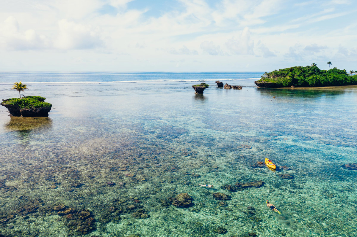 Kayaking the Lagoon - Koro Sun Resort